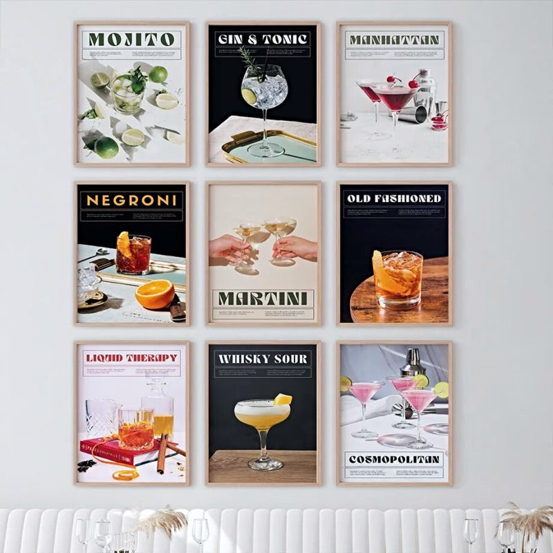 Cocktail Bar Canvas Prints – Allthingscurated