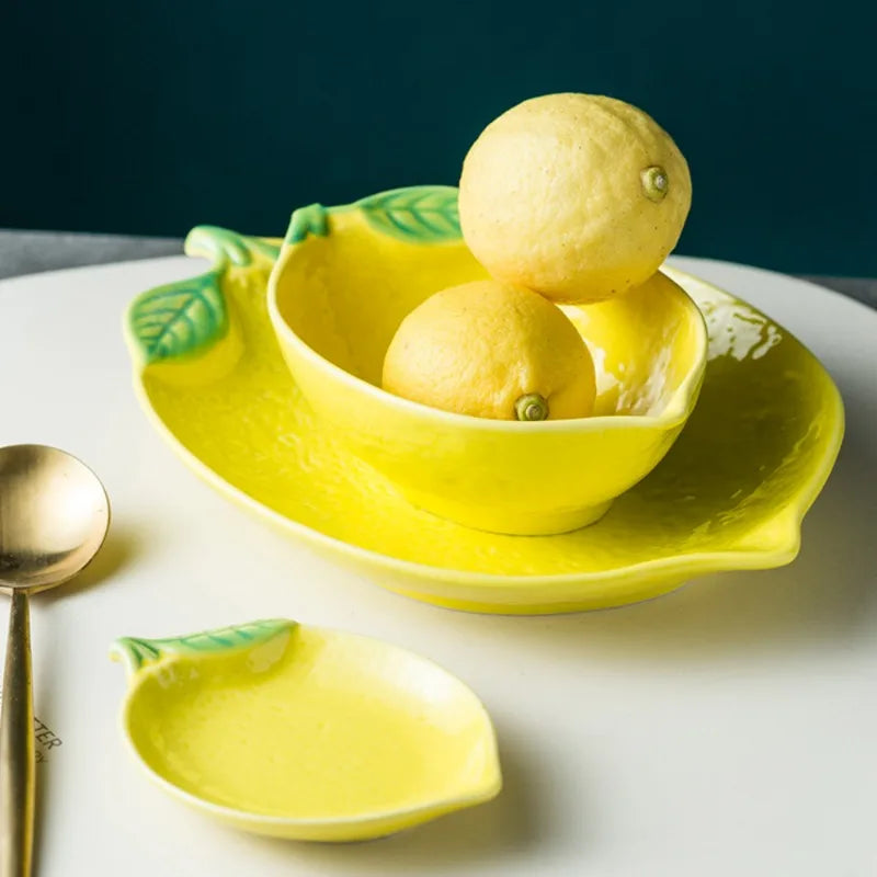 Summertime Lemon Shape Dinnerware – Allthingscurated