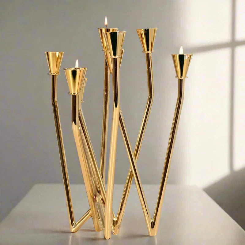 Lysa Gold Candelabra – Allthingscurated