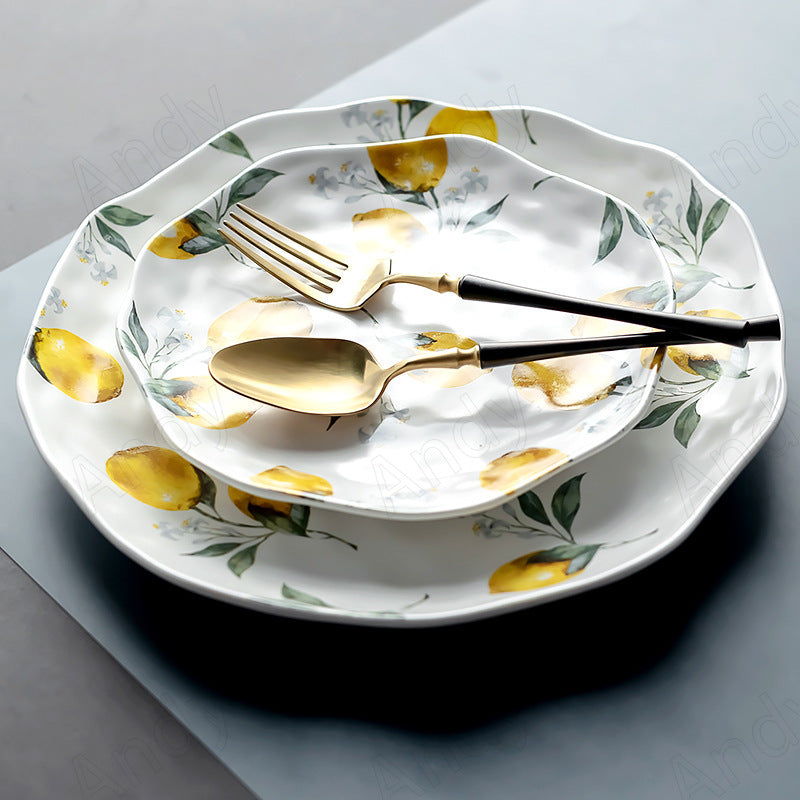 Tuscany Lemon Ceramic Plates – Allthingscurated