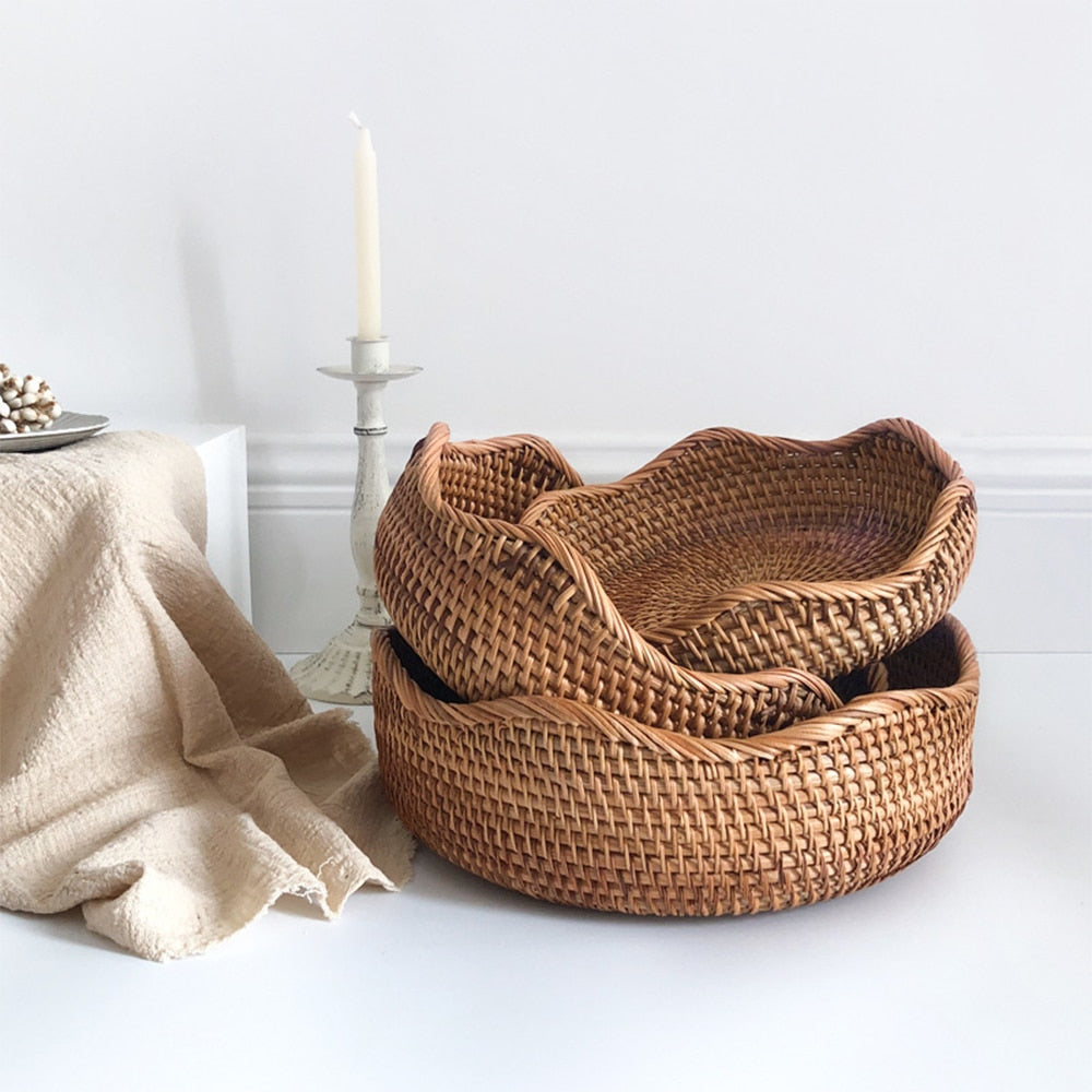 Wavy Edge Round Baskets – Allthingscurated